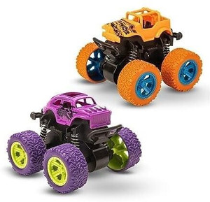 ADEHA Monster Truck Toy for Kids, Amazing Toys, 360 Degree Stunt Truck ...