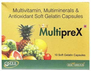 ZEE DRUGS MultipreX Multivitamin,Multiminerals & Strong Immunity ...