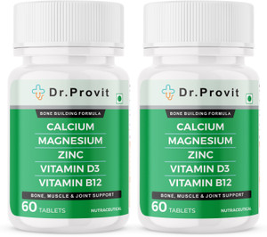 Dr.Provit Calcium 1000mg with Vitamin D3, Magnesium, Zinc & Vitamin B12 ...