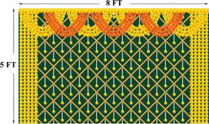 HARSHAD CREATION Pooja Blackdrop Decoration 5'*8' Price in India - Buy ...