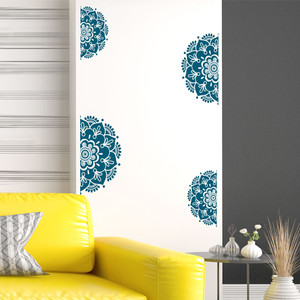 Aarudhra Shopee Art & Paintings Blue Wallpaper Price in India - Buy ...