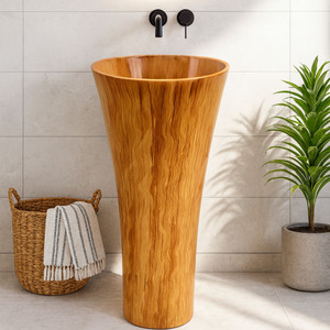 CARA MARK Wash Basin|Basin| Premium Quality Pedestal Wash Basin| Stain ...