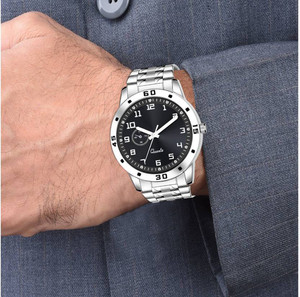 Dummy Chronograph Dial | Stainless Steel Chain Strap| Water Resistant ...