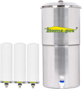 Home-pro Stainless Steel Water Filter | Non Electric | Long Ceramic ...