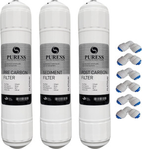 PURESS PLATNIUM Inline Pre Carbon, Sediment & Post Carbon Filter Set ...