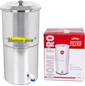 Home-pro Stainless Steel Water Filter | Non Electric | Long Ceramic ...