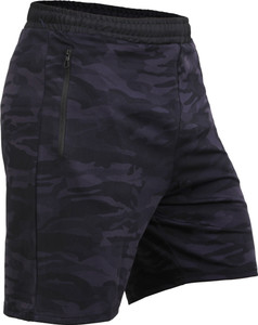 NINQ Military Camouflage Men Dark Blue Regular Shorts, Sports Shorts ...