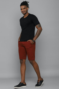 Allen Solly Solid Men Maroon Regular Shorts - Buy Allen Solly Solid Men ...
