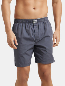 JOCKEY Solid Men Grey Boxer Shorts - Buy JOCKEY Solid Men Grey Boxer ...