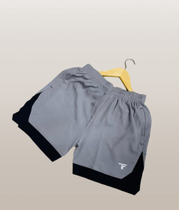 toofysportz Color Block Men Grey Beach Shorts, Board Shorts, Gym Shorts ...
