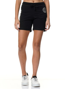 Coldplay Solid Women Black Basic Shorts - Buy Coldplay Solid Women ...