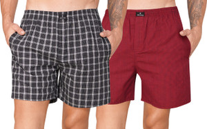 String Checkered Men Multicolor Boxer Shorts - Buy String Checkered Men ...
