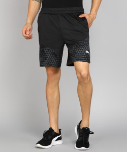 PUMA Printed Men Black Sports Shorts - Buy PUMA Printed Men Black ...