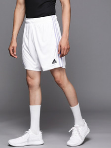 ADIDAS Striped Men White Sports Shorts - Buy ADIDAS Striped Men White ...