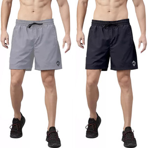 CROSS SPIRIT Solid Men Grey, Black Sports Shorts - Buy CROSS SPIRIT ...