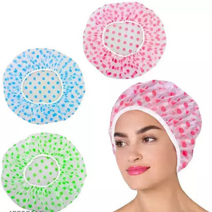 VKvinayak Waterproof Shower Caps Hair export quality hair cap (pack of ...