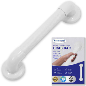 KosmoCare Polypropylene Plastic Grab Bar with Fluted Anti-Slip Design ...