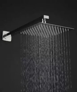 KAMAL Rain Shower Stainless Steel Ultra Slim 8x8 Inch with 15 Inch Long ...