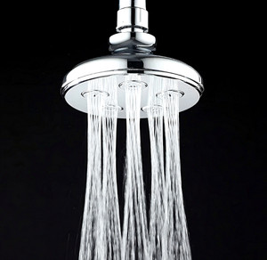 Carnival 5" Inch ABS Chrome Finish Fancy Round Shower Head For Bathroom ...