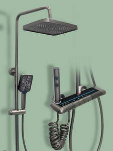 Plantex Digital Piano Bathroom Shower Set/Hot&Cold Mixer/Hand Shower ...