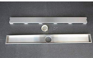 Viking SS304 Shower Channel Drain with Cockroach Trap and Hair Catcher ...