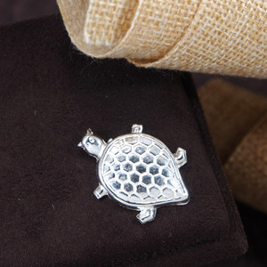 Nakoda Store Pure Silver Tortoise Turtle Pure Silver Idol/Statue for ...