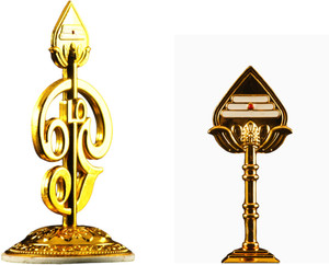 Wodec PACK OF 2 MURUGAR METAL OM VEL-VEL FOR CAR DASHBOARD-RELIGIOUS ...