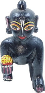 MAA MANSA DEVI Ashta Dhatu Laddu Gopal Brass Idol for Home Temple (5 ...