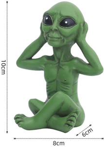 BNF Resin Alien Statue Desktop Sculptures Figurine Ornament Art Decor ...