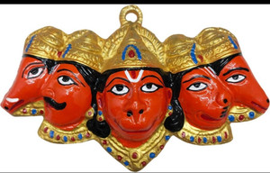 Himanshi Sells Point Hanuman Ji orange color Decorative Showpiece - 12. ...