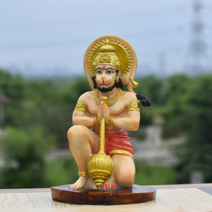mark india Namaste Hanuman Idol For Home Decor Pooja Office Decorative ...