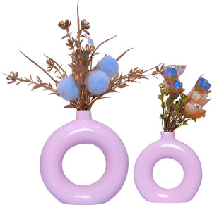 Flipkart Perfect Homes Glossy Finish Donut Flower pot Circular Shaped ...