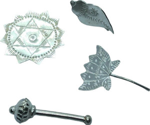 Gahenaz Silver Sankh Chakra Gada Padma / Poddo / Weapon of Narayana ...