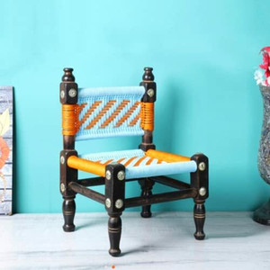 Santarms Wooden machiya Piddha mudda Khatli Chair Stool Rajvadi Mudda ...