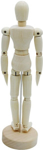 FRKB Male 12 inch Wooden Human Mannequins Wooden Manikin for Art, Body ...