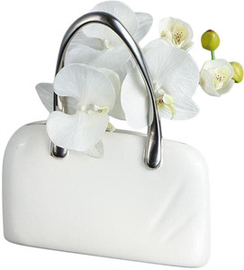Lyla Ceramic Flower Pot Handbag Shaped Flower Holder Creative Vase ...