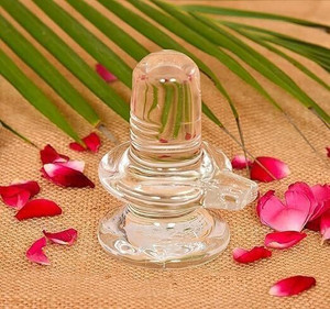 HARISHARNAM Glass Shivling Crystal | Jyotirlinga | Shiv Lingam ...