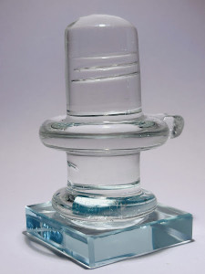 DWM Indian Fine Handcrafted Glass Crystal Shivling /Showpiece For Home ...
