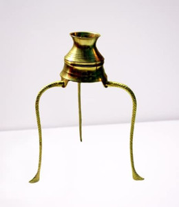 DARIDRA BHANJAN Brass Lota for Puja Tripai Lota for Jalabhishek of ...