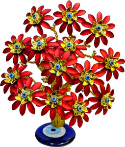 PIXART Evil Eye Tree For Good Luck Showpiece, Standard, Blue, 1 Piece ...