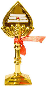 RINKON Murugan Vel For Car Dashboard gold Metal Om Muruga Idol Pooja ...