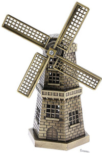 ravariya graphics Metal Dutch Windmill Model Windmill Statue for Home ...