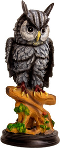 Artrivia Grey Ullu Owl Bird Figurine Decorative Showpiece - 38.1 cm ...