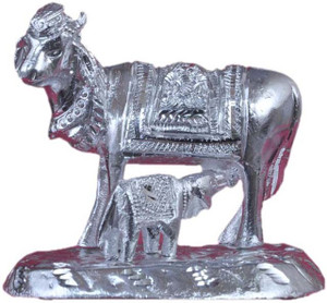 SOMENDRAA Gai Bachhda (Cow & Calf) Idol Decorative Showpiece - 11 cm ...