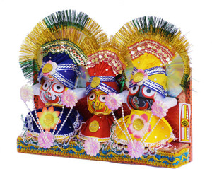 Jagannath World Lord Shree Jagannath Vesh 4 Inch for Pooja,Gifting ...