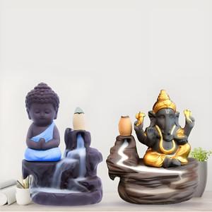 XPERT SHOP Combo, Smoke Monk Buddha / Monk/Smoke Fountain/Smoke/ idol ...
