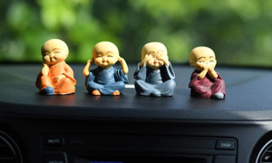 Monstoy Resin Buddha Monk Statue, Little Baby Monk,Cartoon Monk Set ...