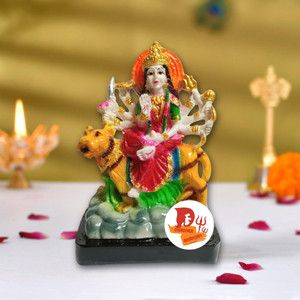 DARIDRA BHANJAN Marble Finish Goddess Maa Durga Devi Idol Statue ...