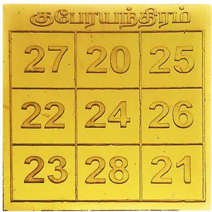 LeoTraders Kubera Copper Yantram with Number | Kubera Yantra for ...