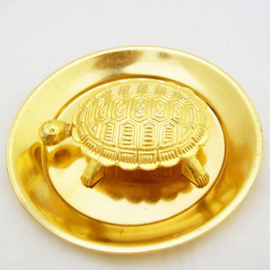Real Divinas Artistic Copper Kachua Yantra Design Decorative Showpiece ...
